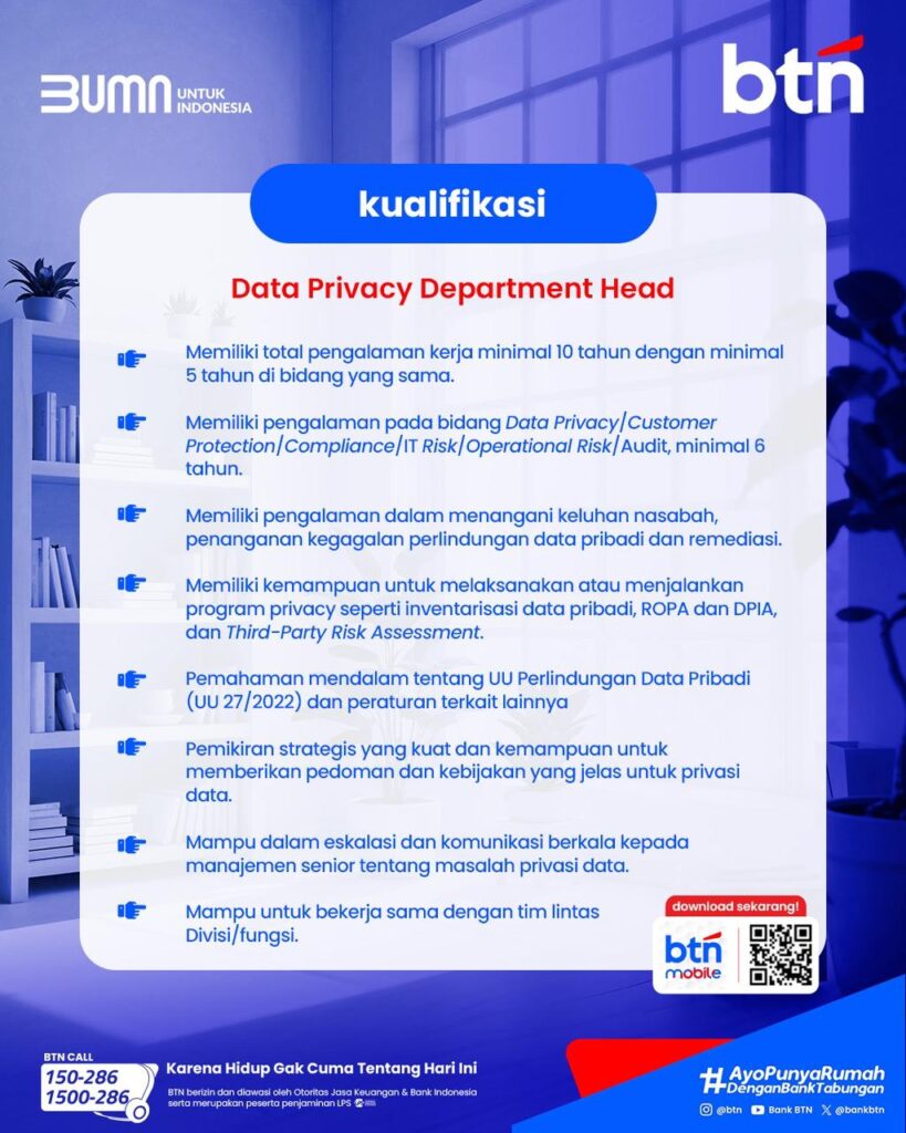 Bank BTN - Lowongan Kerja BUMN | Jadi BUMN