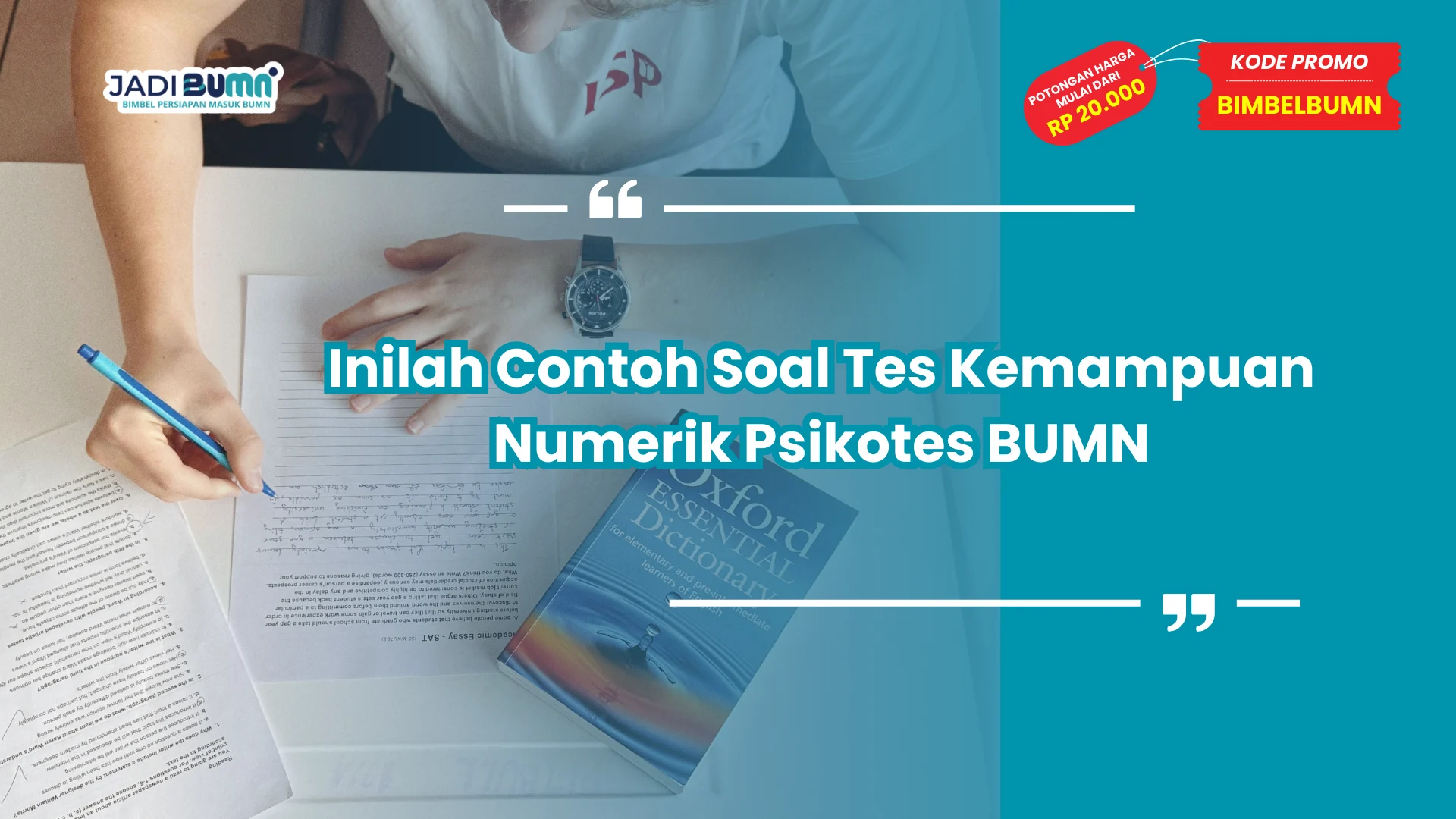 Inilah Contoh Soal Tes Kemampuan Numerik Psikotes BUMN | Jadi BUMN