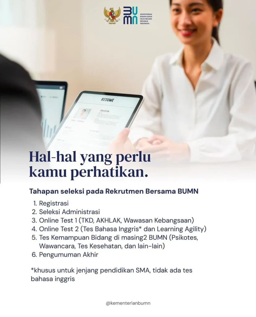 Rekrutmen Bersama BUMN 2025 Kapan Dibuka? Simak Infonya!