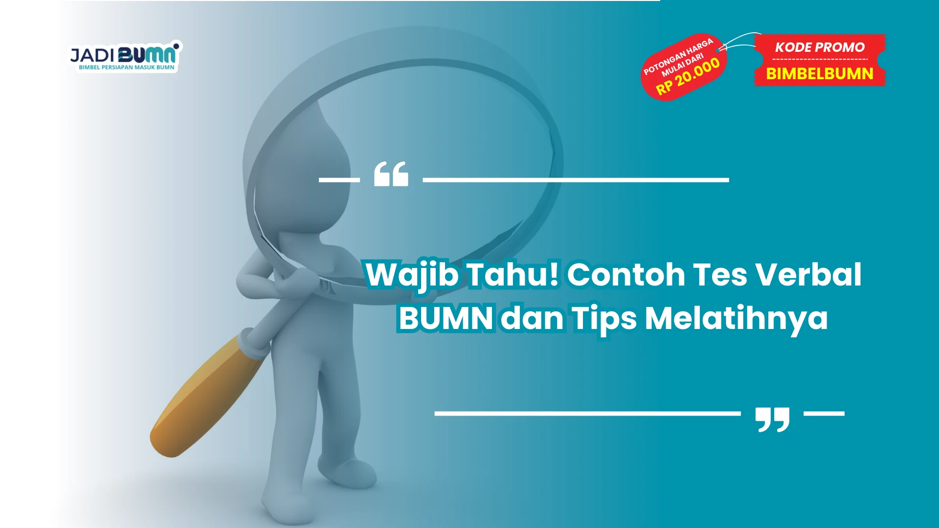 Wajib Tahu! Contoh Tes Verbal BUMN dan Tips Melatihnya | Jadi BUMN