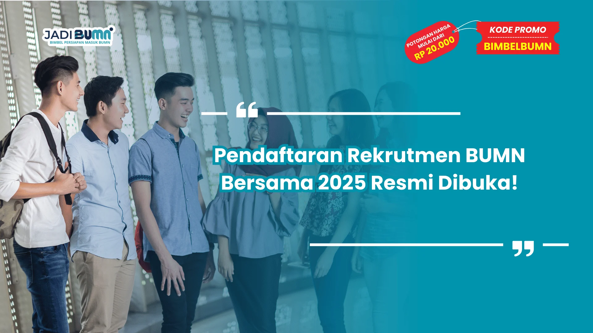 Pendaftaran Rekrutmen BUMN Bersama 2025 Resmi Dibuka!