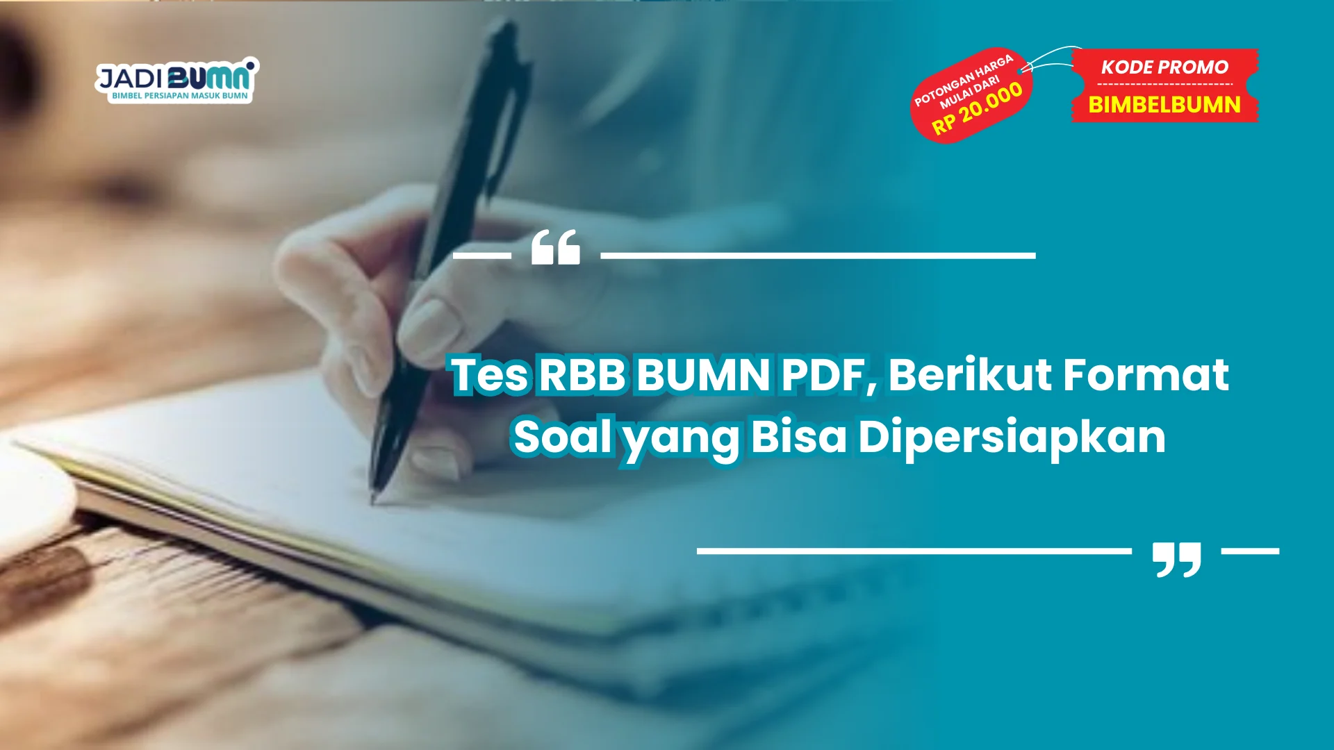 Tes RBB BUMN PDF, Berikut Format Soal yang Bisa Dipersiapkan | Jadi BUMN