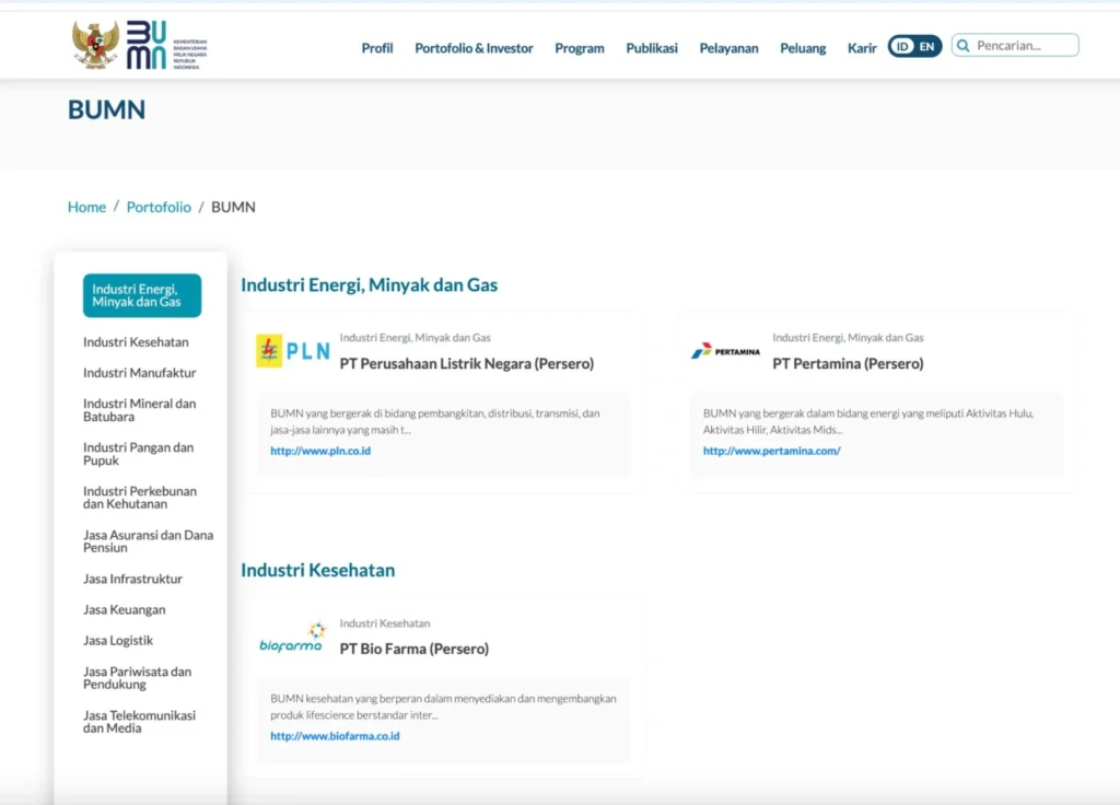 Rekrutmen Bersama BUMN Perusahaan Apa Saja yang Tersedia?