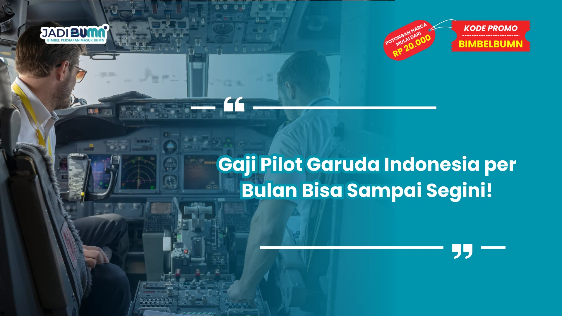 Gaji Pilot Garuda Indonesia per Bulan Bisa Sampai Segini! | Jadi BUMN