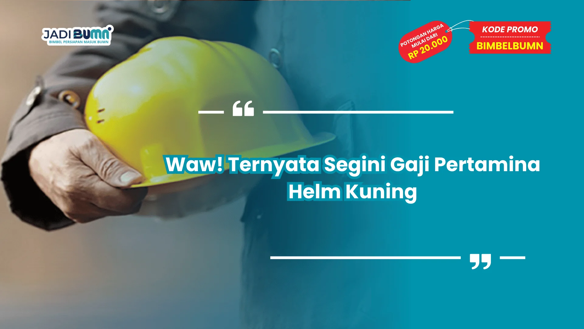 Waw! Ternyata Segini Gaji Pertamina Helm Kuning