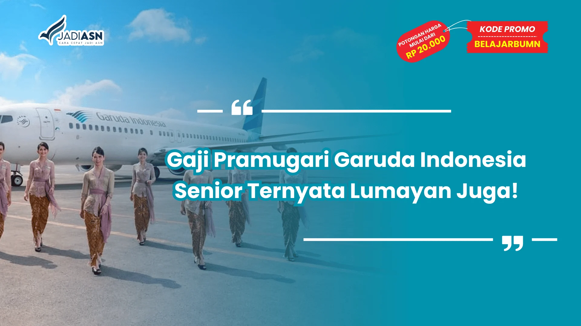 Gaji Pramugari Garuda Indonesia Senior Ternyata Lumayan Juga!