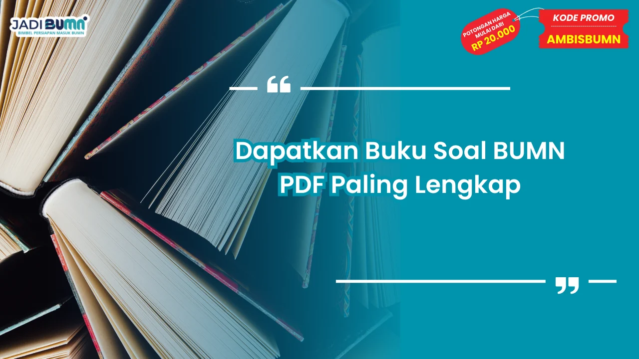 Dapatkan Buku Soal BUMN PDF Paling Lengkap | Jadi BUMN