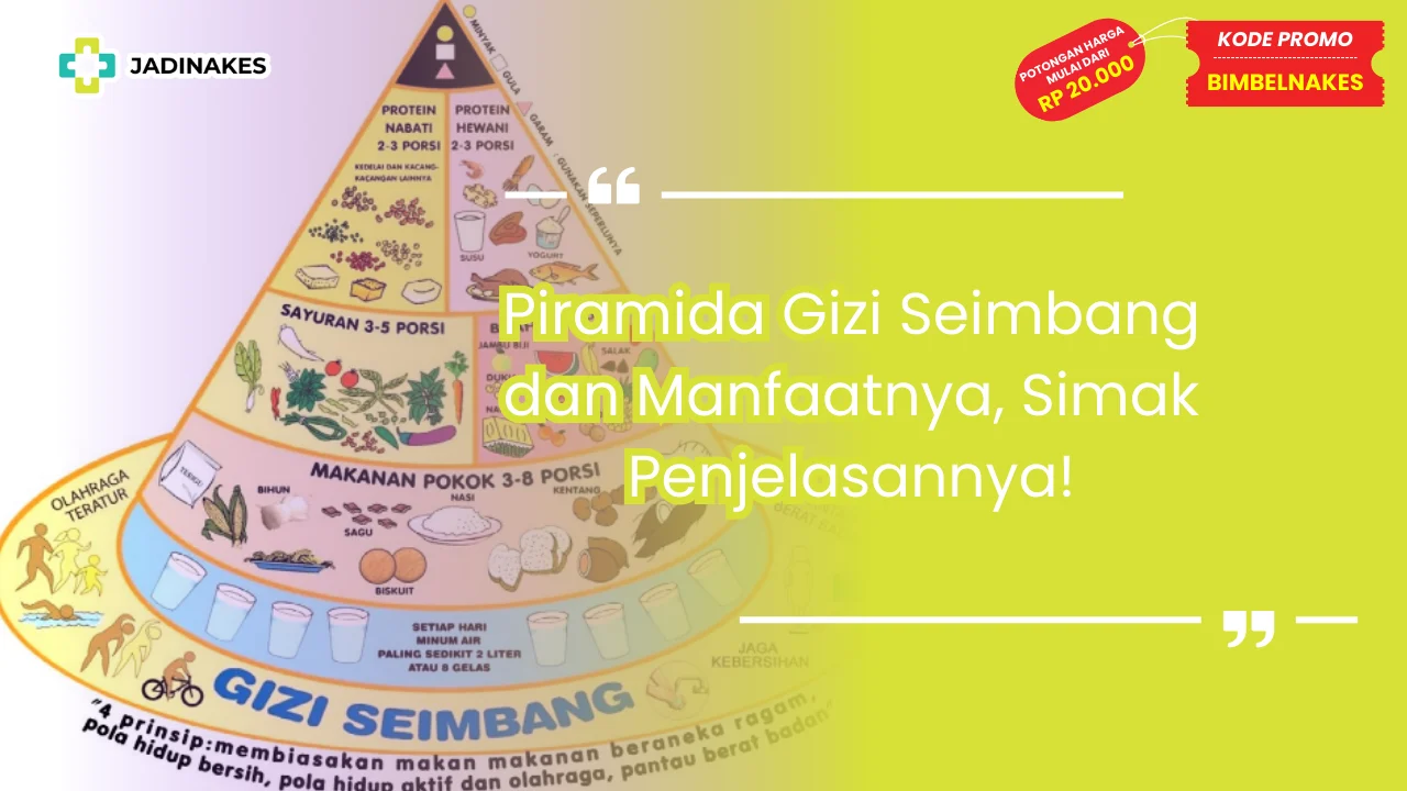Piramida Gizi Seimbang dan Manfaatnya, Simak Penjelasannya! - Bimbel UKOM