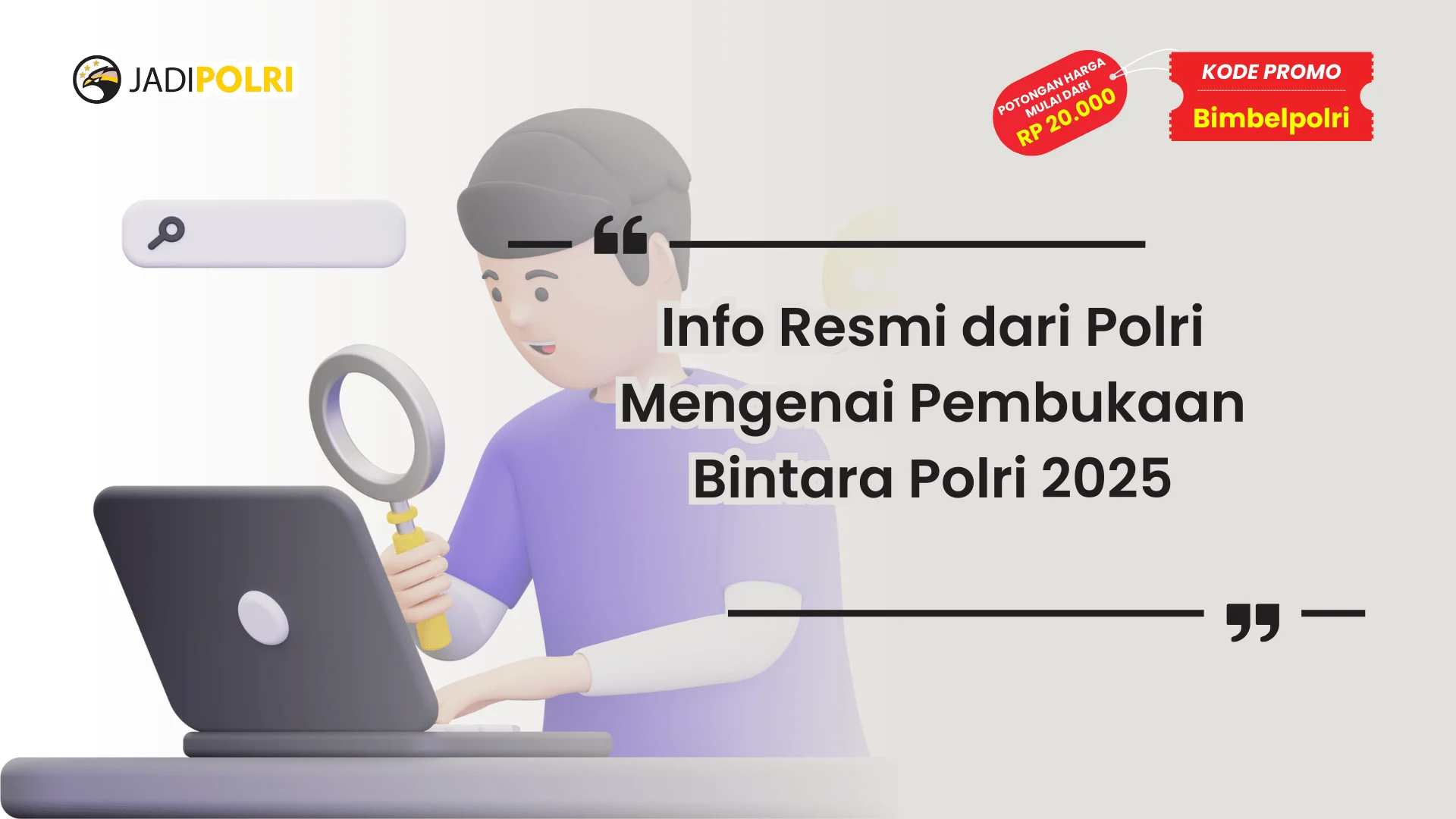 Info Resmi dari Polri Mengenai Pembukaan Bintara Polri 2025 - BIMBEL MASUK POLISI