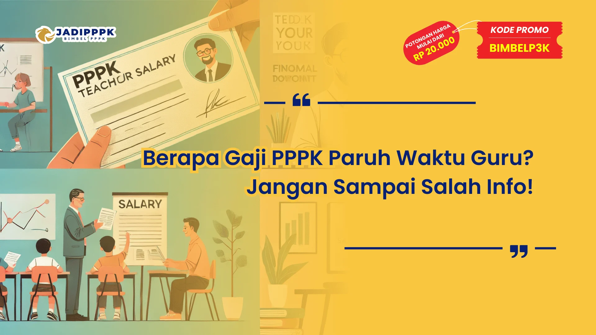 Berapa Gaji PPPK Paruh Waktu Guru? Jangan Sampai Salah Info!