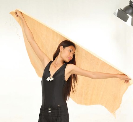 Fiber Watch: Lustrous Lotus Flower Fabric