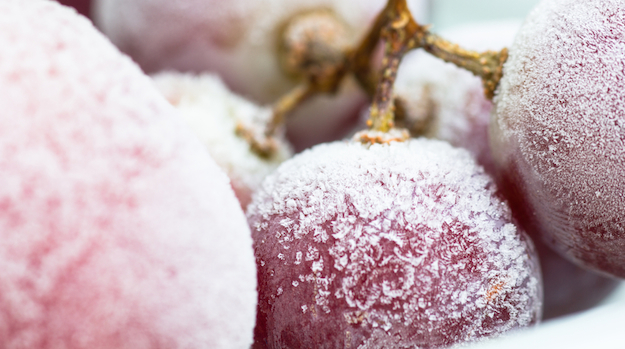 Frozen Grapes Recipe with Honey and Pistachios