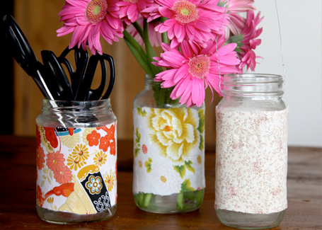 fabric jars - EcoSalon