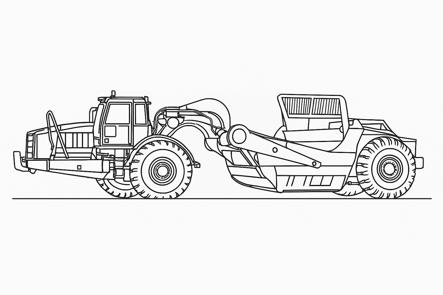 Caterpillar 613G - Mega Machines Channel