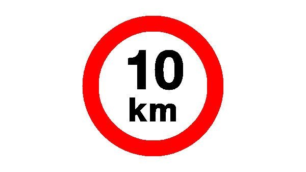 Max Snelheid 10 Km - Verbod - Isign - Veiligheidspictogrammen ...