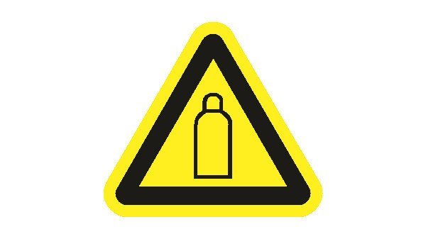 Gasfles - Gevaar - Aluminium - Veiligheidspictogrammen - WPinternational