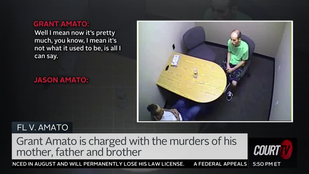 Grant Amato's Brother Asks If He Murdered Their Family | Court TV Video