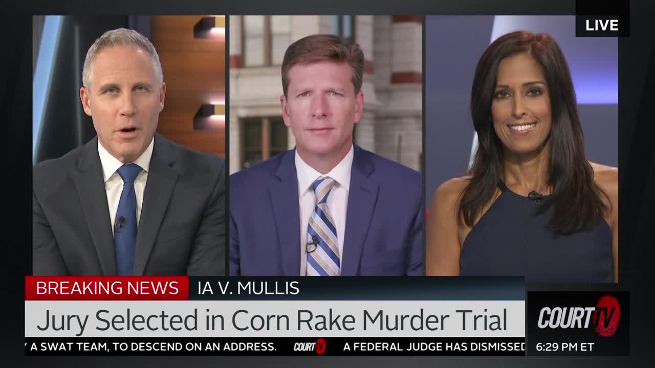 IA v. Mullis: Jury Selected in Corn Rake Murder Trial | Court TV Video