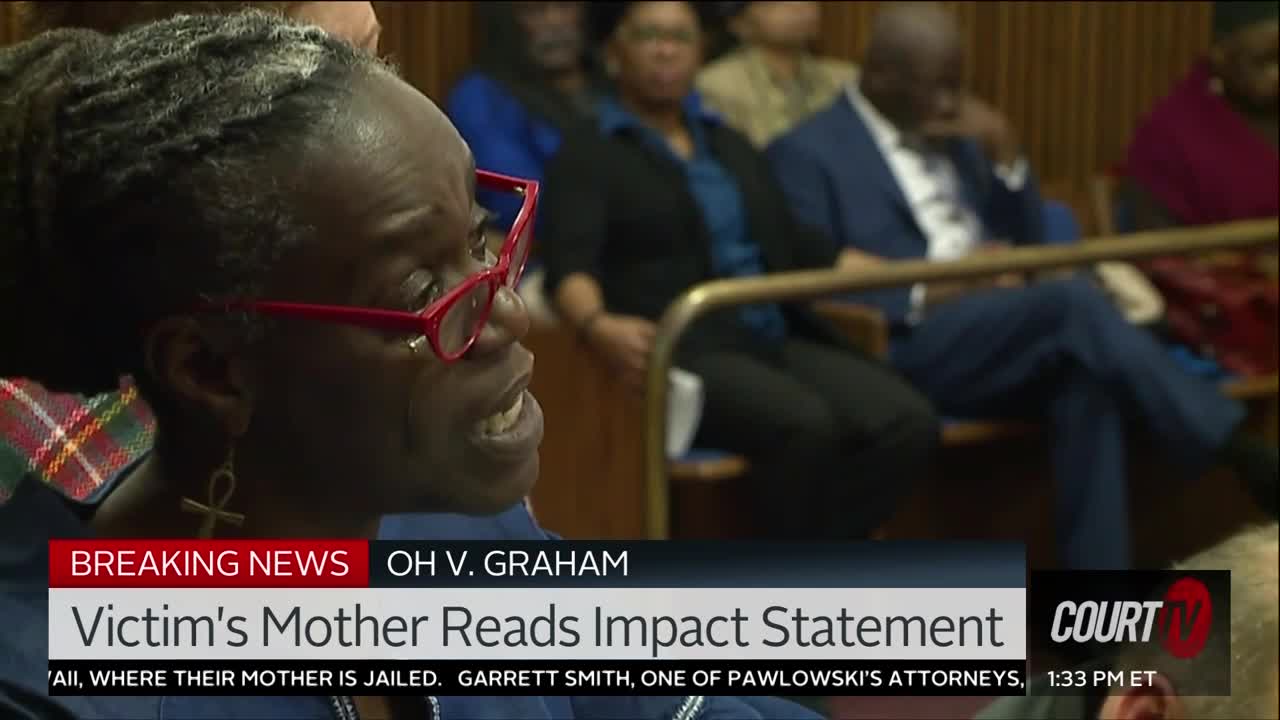 3/3/20 OH v. Graham: Victim's Mother Weeps in Emotional Impact ...
