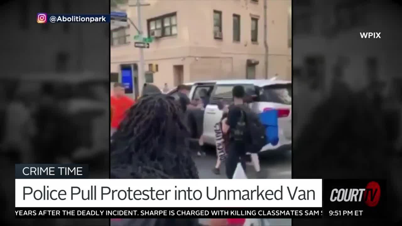 7/29/20 Police Pull Protester into Unmarked Van | Court TV Video