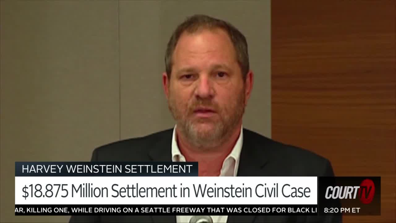 7/10/20 $18.875 Million Settlement in Harvey Weinstein Civil Case ...