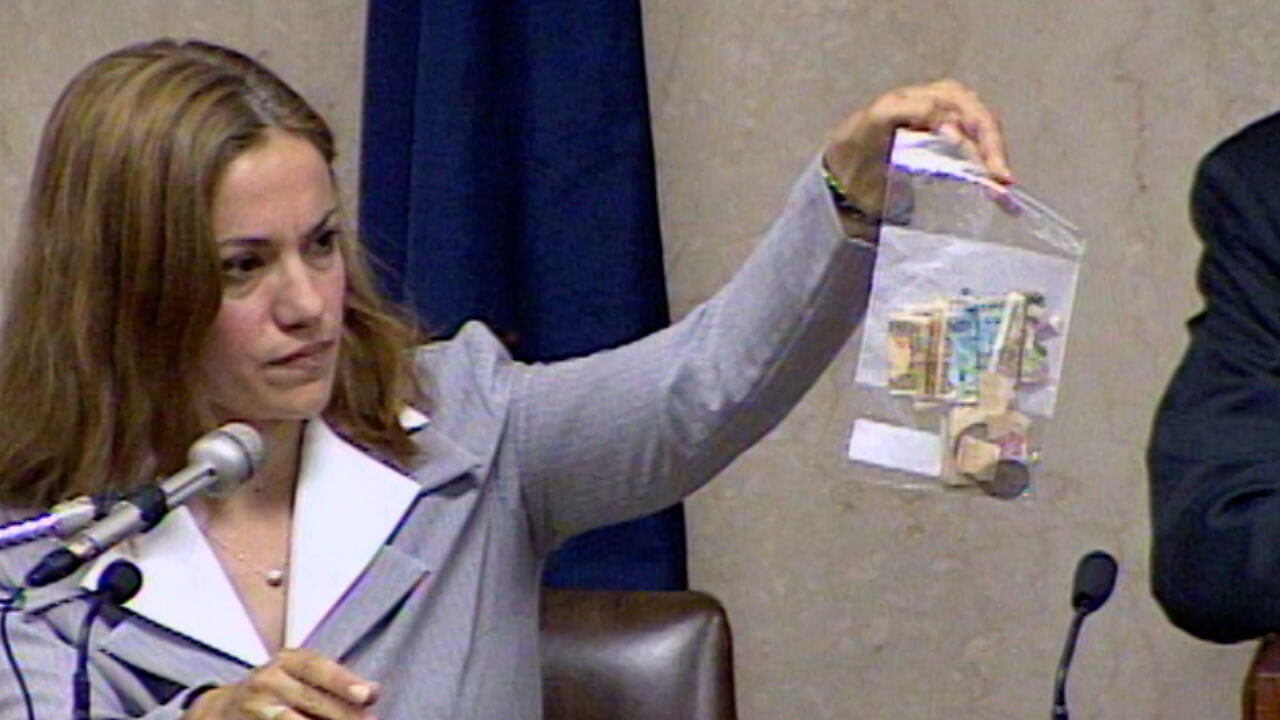 38-NV v. Murphy & Tabish: Crime Lab Testimony | Court TV Video