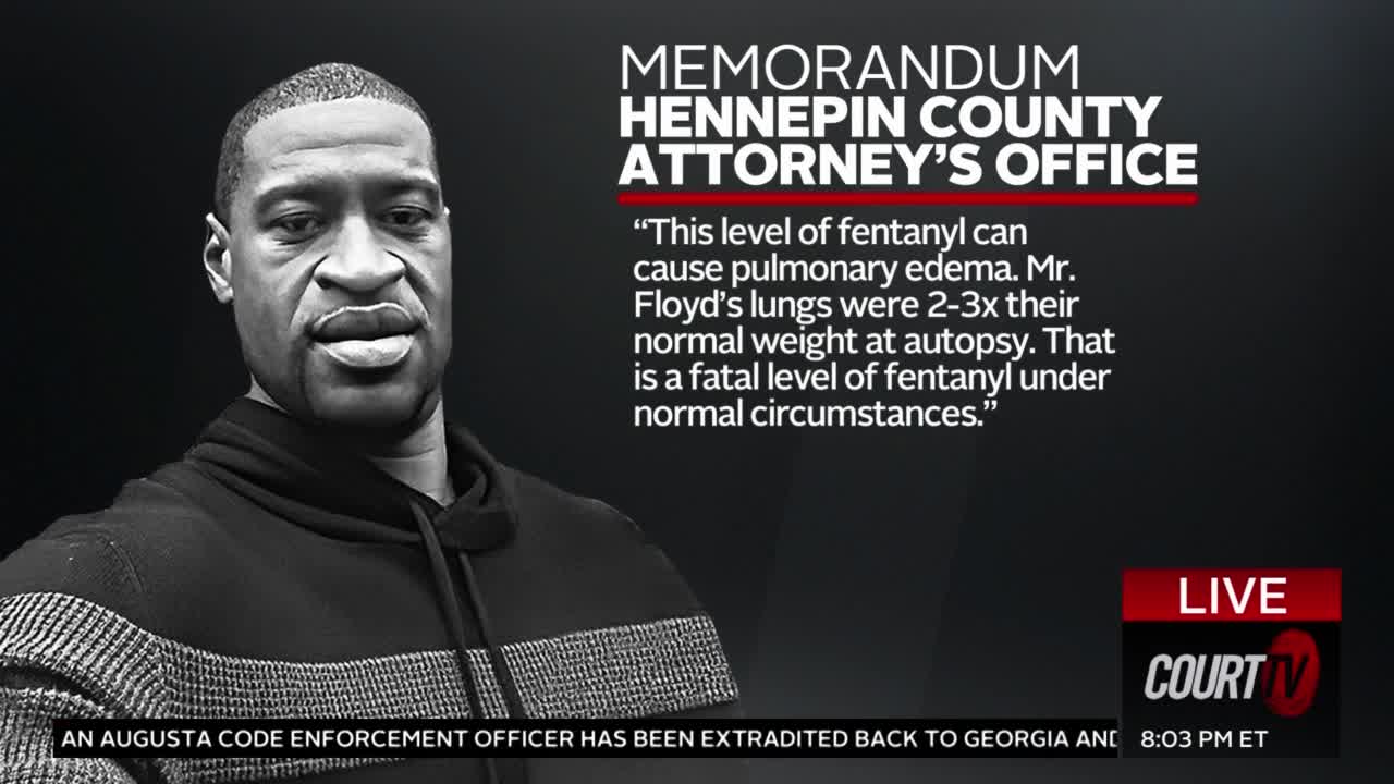 8/26/20 Documents Point to Fentanyl as Factor in George Floyd's Death ...