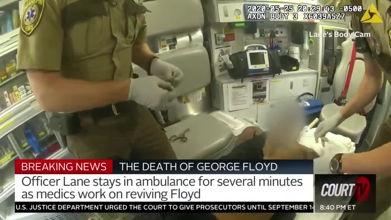 Medics Try to Revive George Floyd in New Bodycam Video | Court TV Video