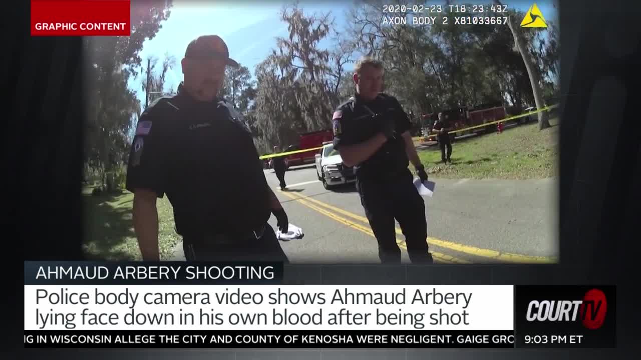 New Bodycam Footage Shows Moments After Ahmaud Arbery Shooting | Court ...