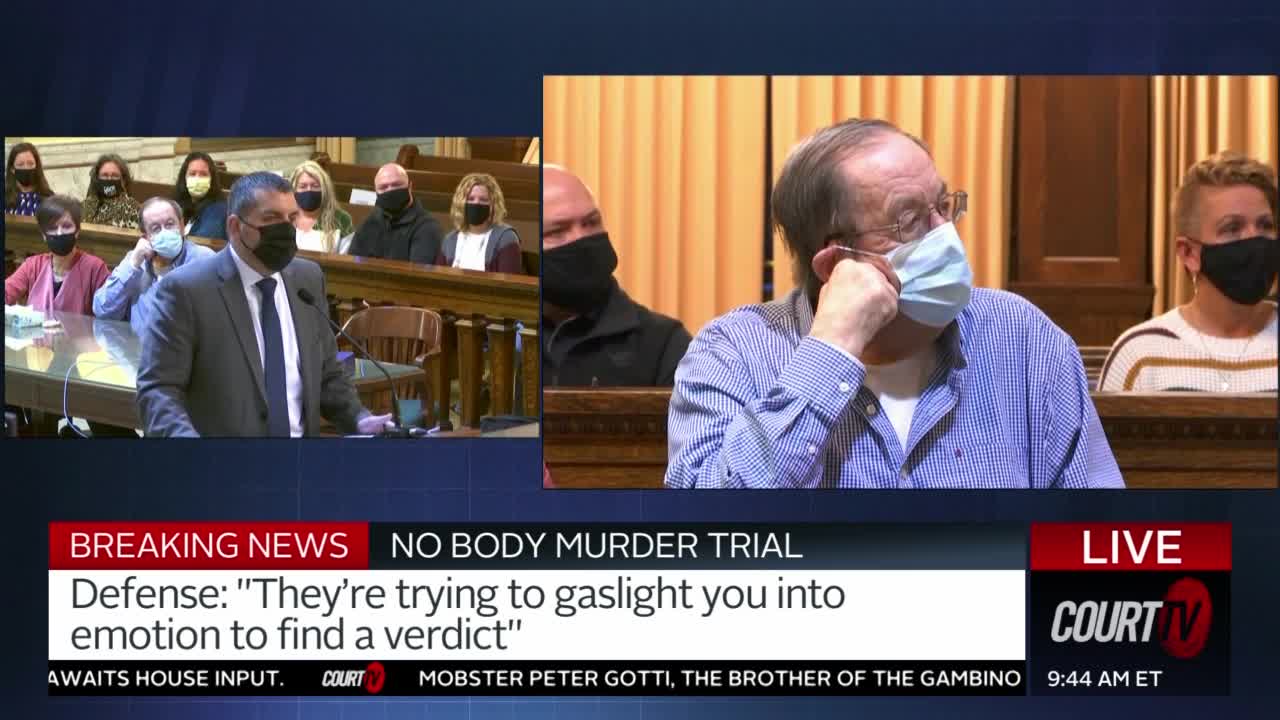 2/26/21 No Body Murder Trial: Defense Closing Argument | Court TV Video