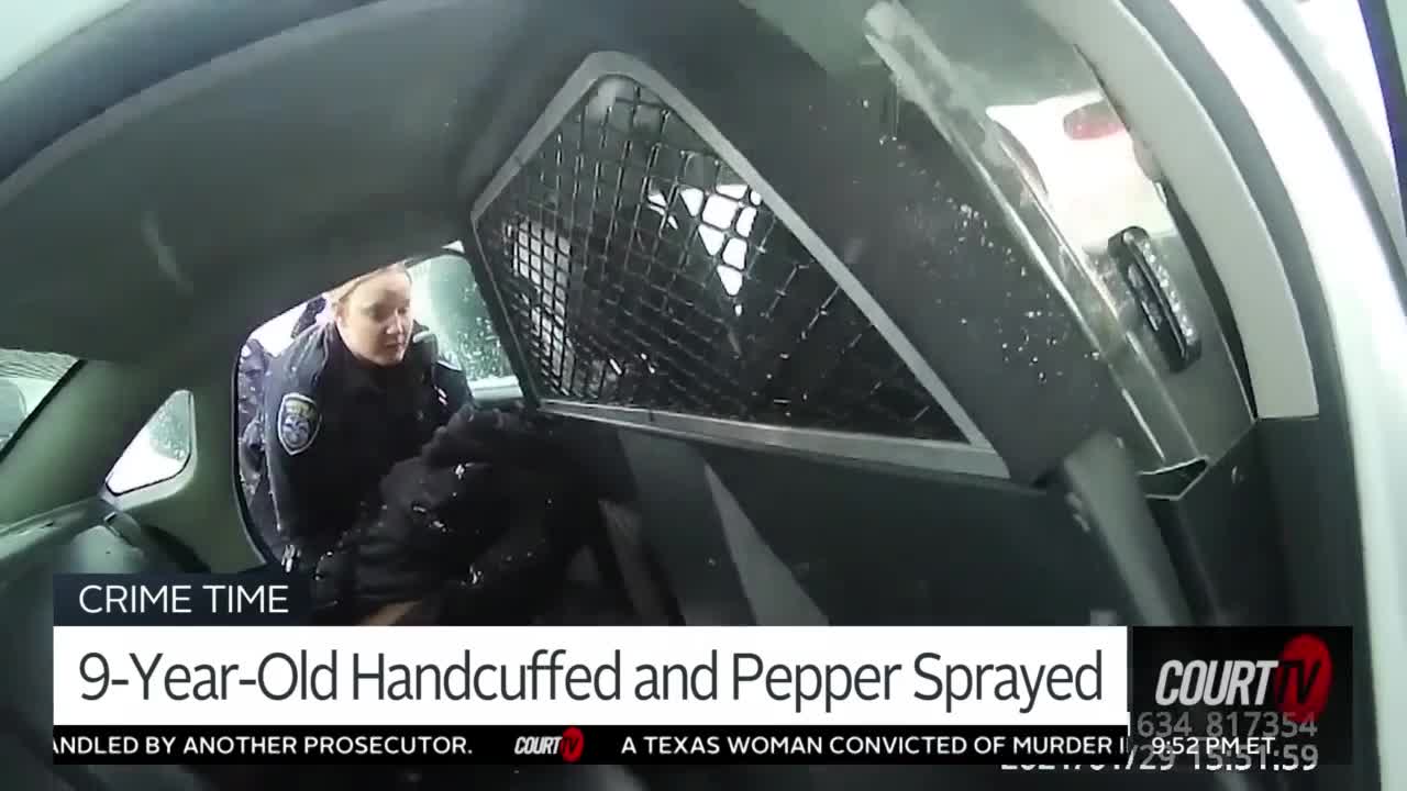 2/1/21 9-Year-Old Handcuffed and Pepper Sprayed | Court TV Video
