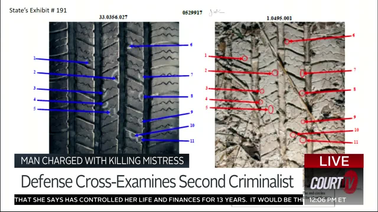 4/28/21 MO v. Addie: Defense Questions Tire Track Evidence | Court TV Video