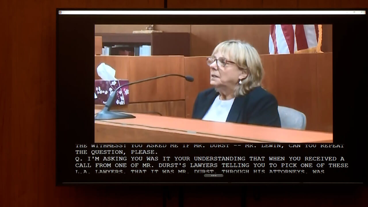 60-CA v. Durst: Emily Altman | Court TV Video