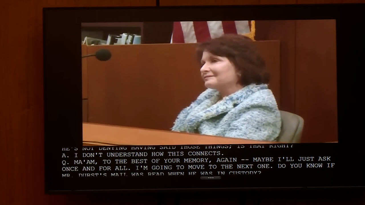 94-CA v. Durst: Jeanne Clarke | Court TV Video