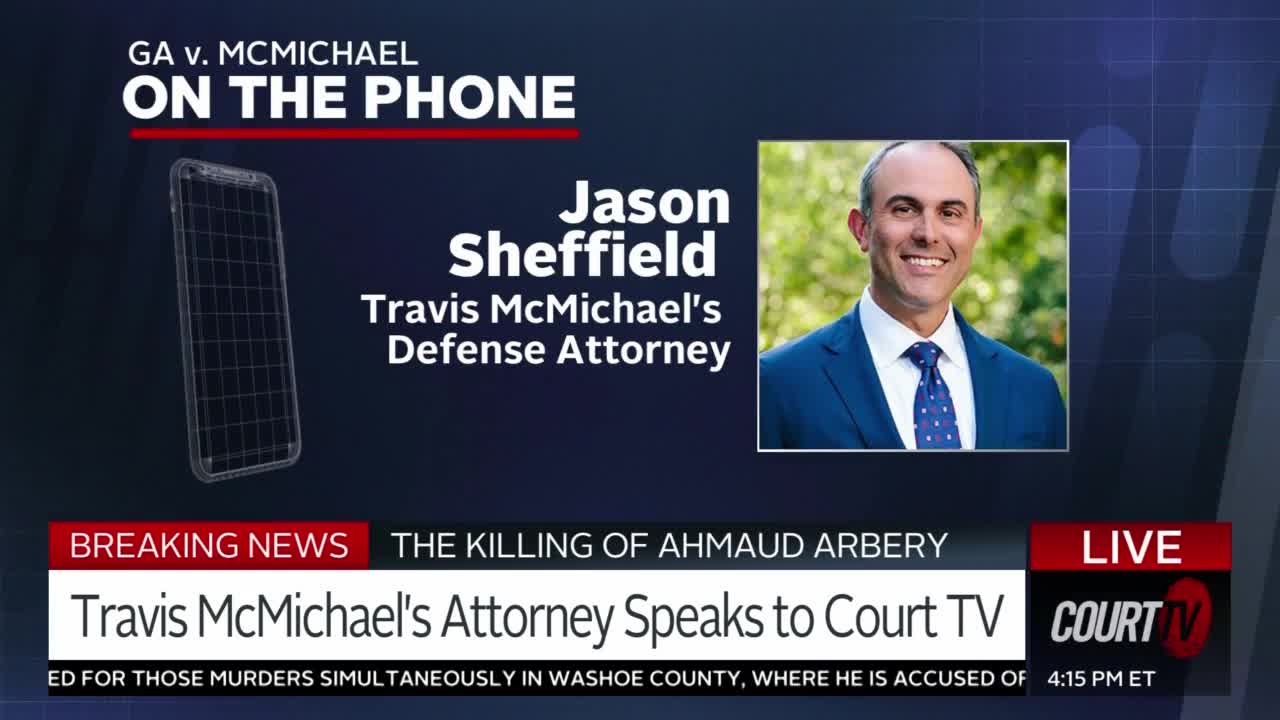 10/13/21 Travis McMichael's Attorney Speaks to Court TV | Court TV Video