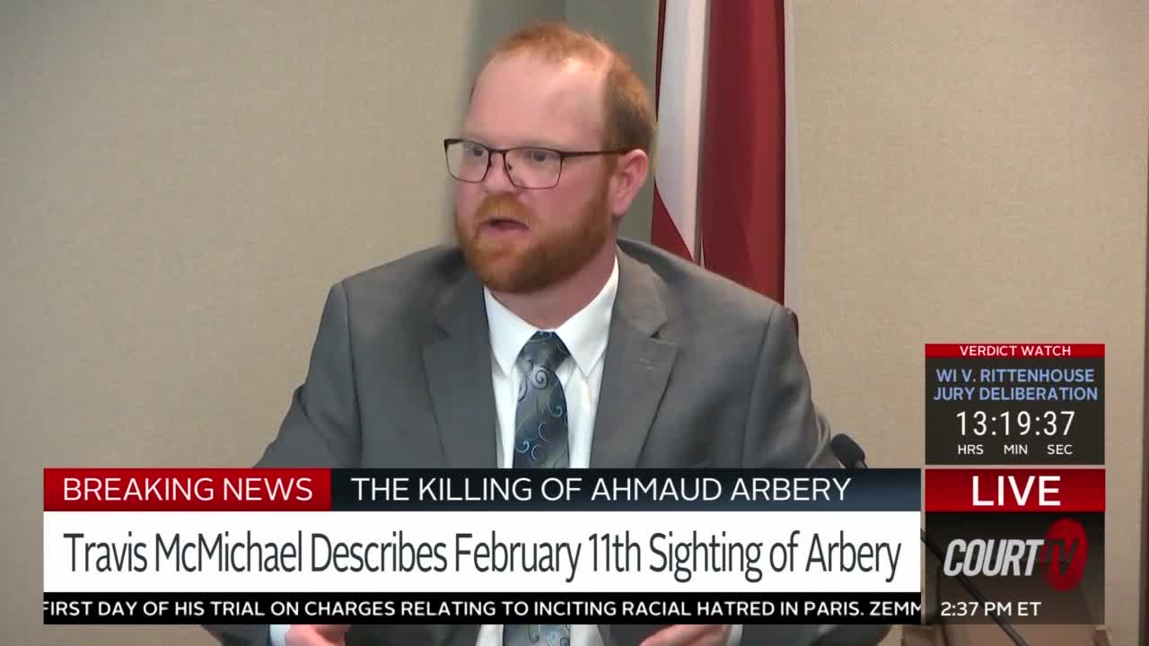 Travis McMichael Takes the Stand | Court TV Video