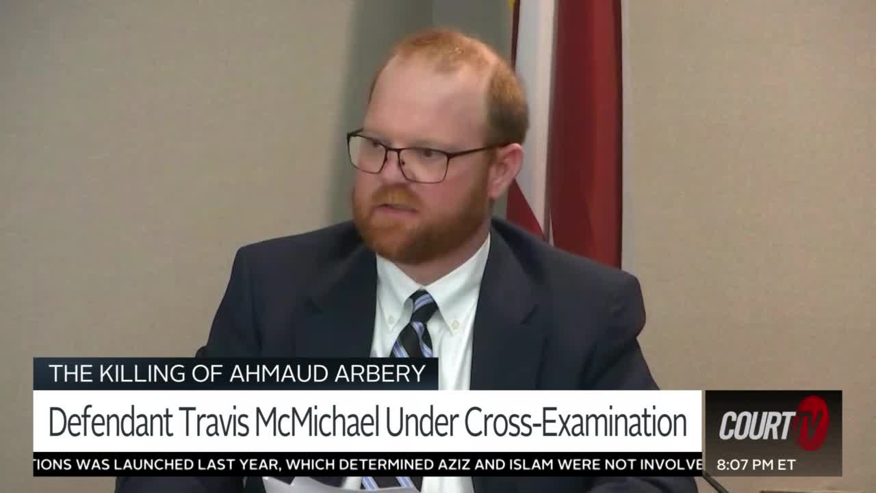 Travis McMichael on Cross-Examination | Court TV Video