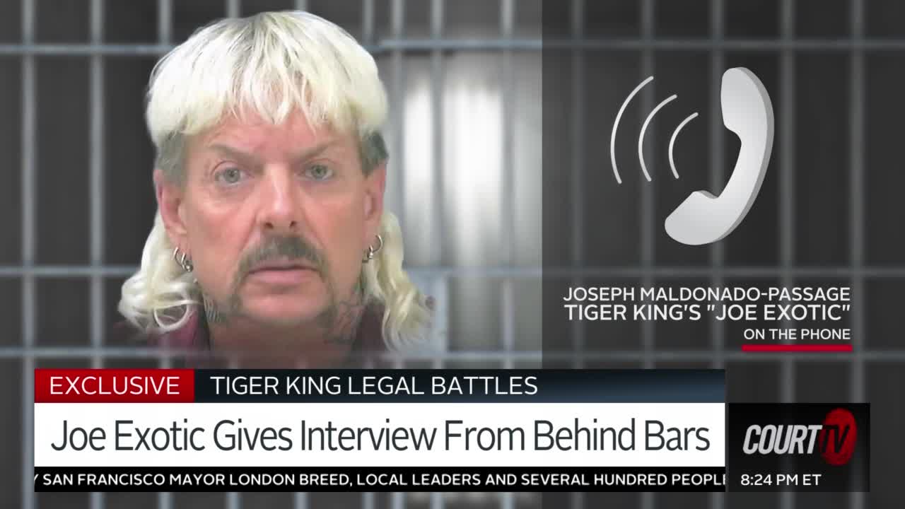 1/31/22 Joe Exotic Gives Interview From Behind Bars | Court TV Video