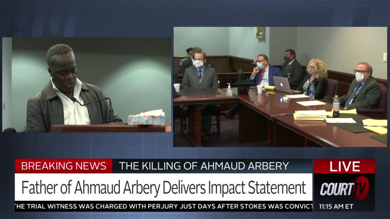 Father, Sister of Ahmaud Arbery Deliver Impact Statements | Court TV Video