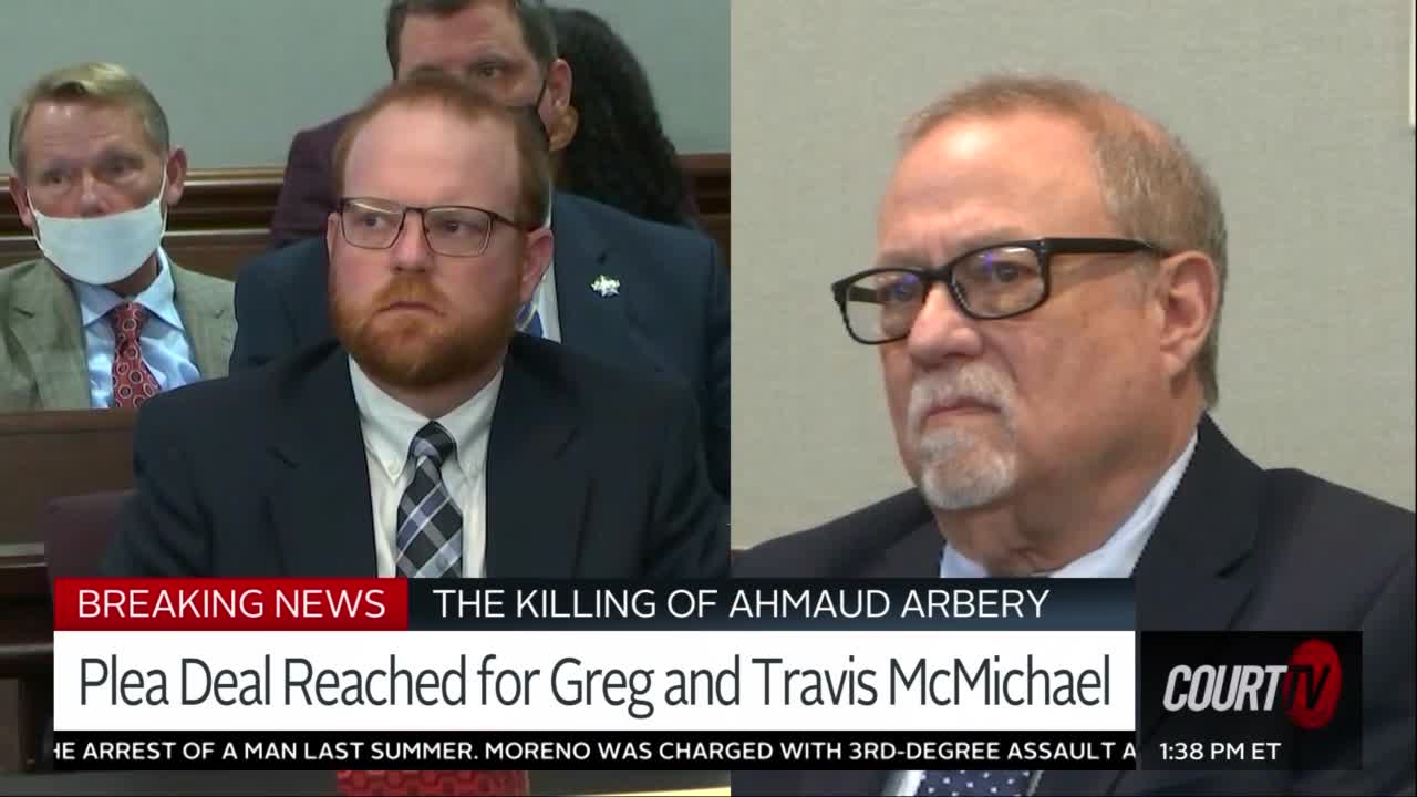 1/31/22 Plea Deal Reached for Greg and Travis McMichael | Court TV Video