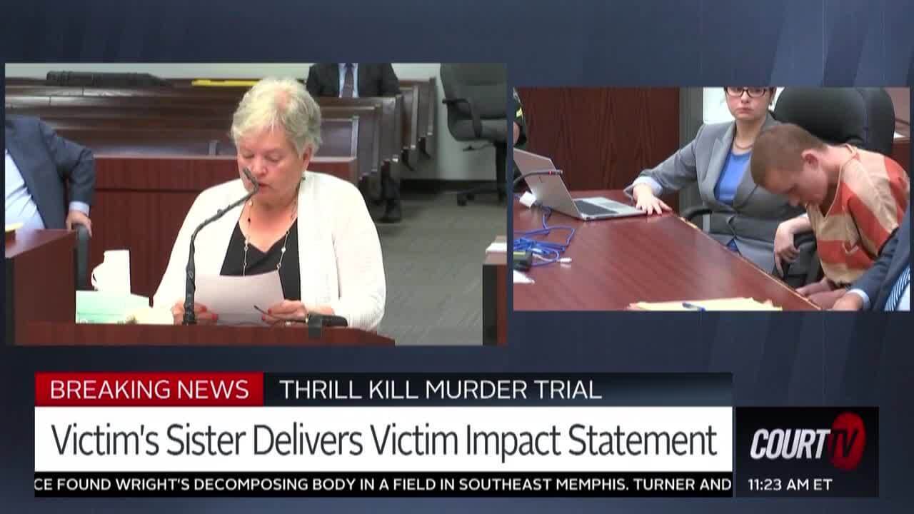 3/23/22 Thrill Kill Murder Case: Victim's Sister Delivers Impact ...