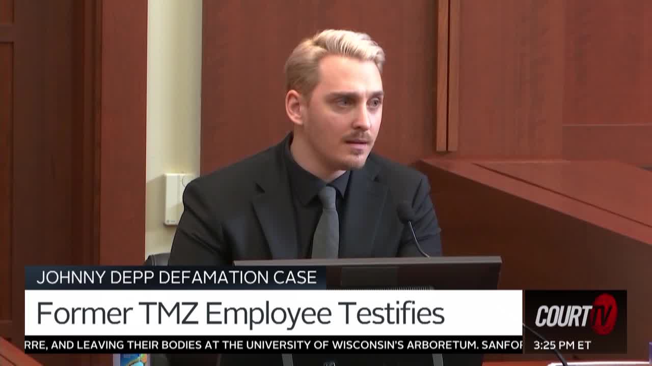 5/25/22 Depp v. Heard: Former TMZ Employee Testifies | Court TV Video