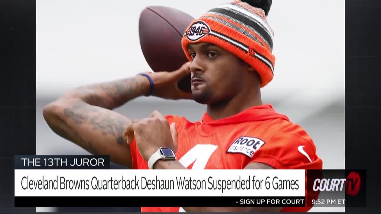 Deshaun Watson Suspended for 6 Games | Court TV Video