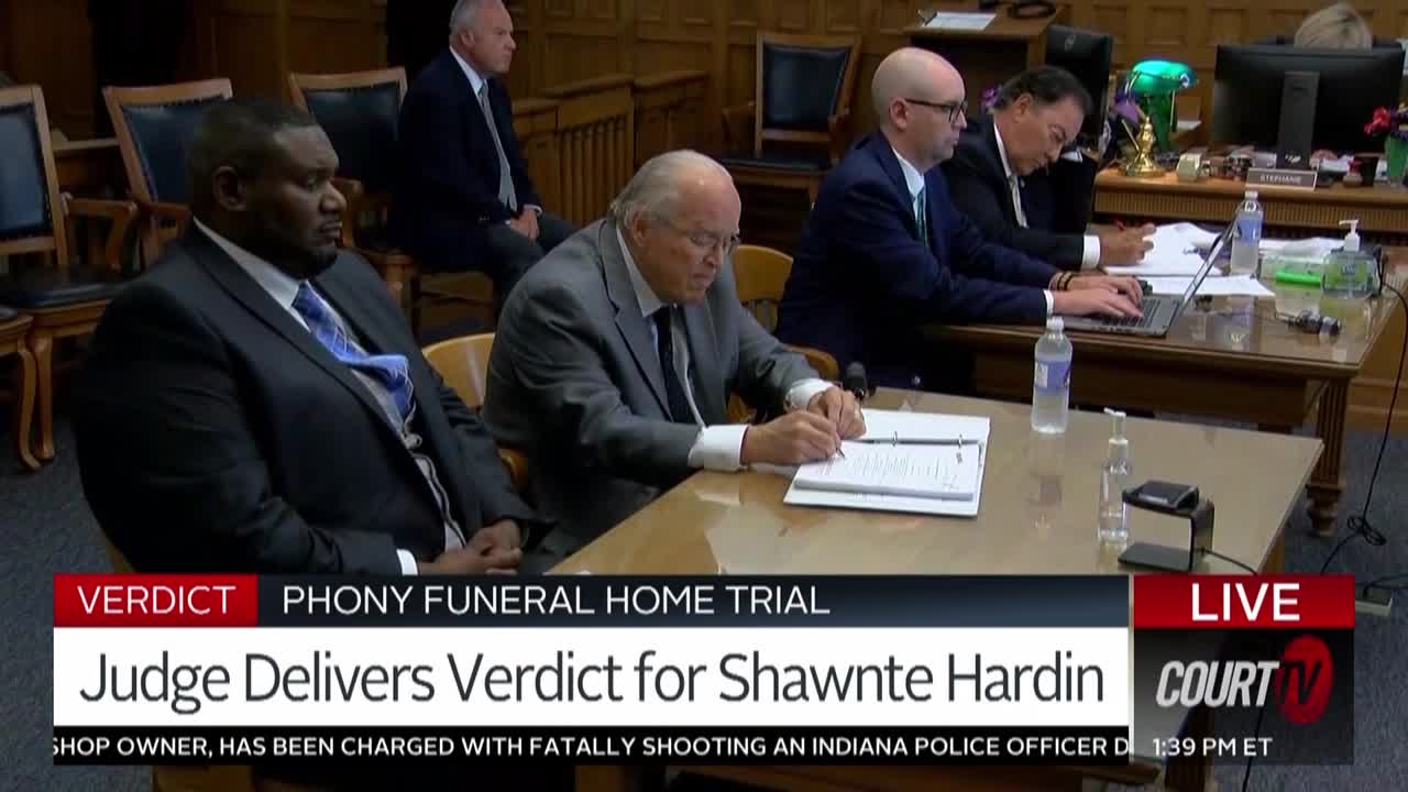 Judge Reads Verdict in Phony Funeral Home Trial | Court TV Video