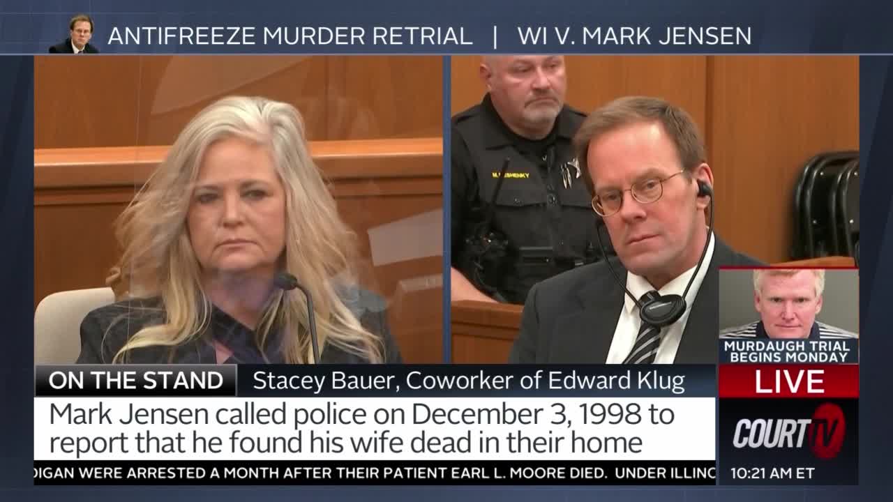 Stacey Bauer Testifies Mark Jensen Wanted His Wife Dead | Court TV Video