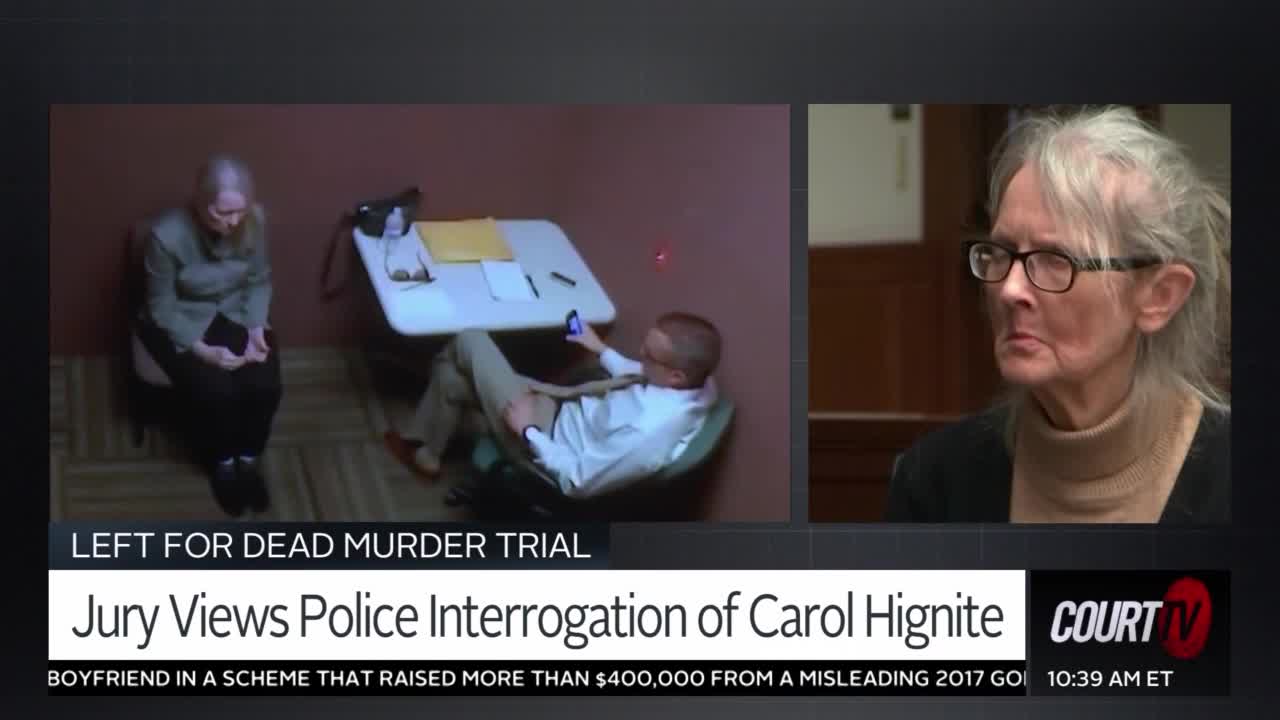 Left for Dead Murder Trial: Carol Hignite Police Interrogation Video ...