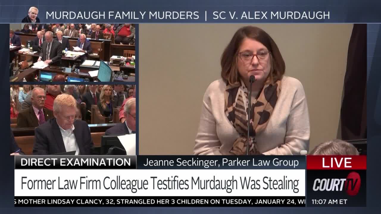 Murdaugh's Former Coworker Details Alleged Financial Crimes | Court TV ...
