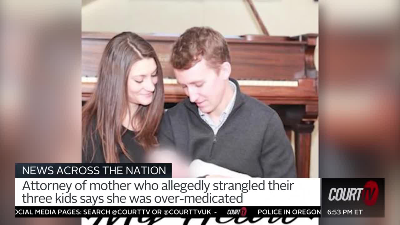 Lawyer for Mom Accused of Strangling 3 Kids Speaks | Court TV Video