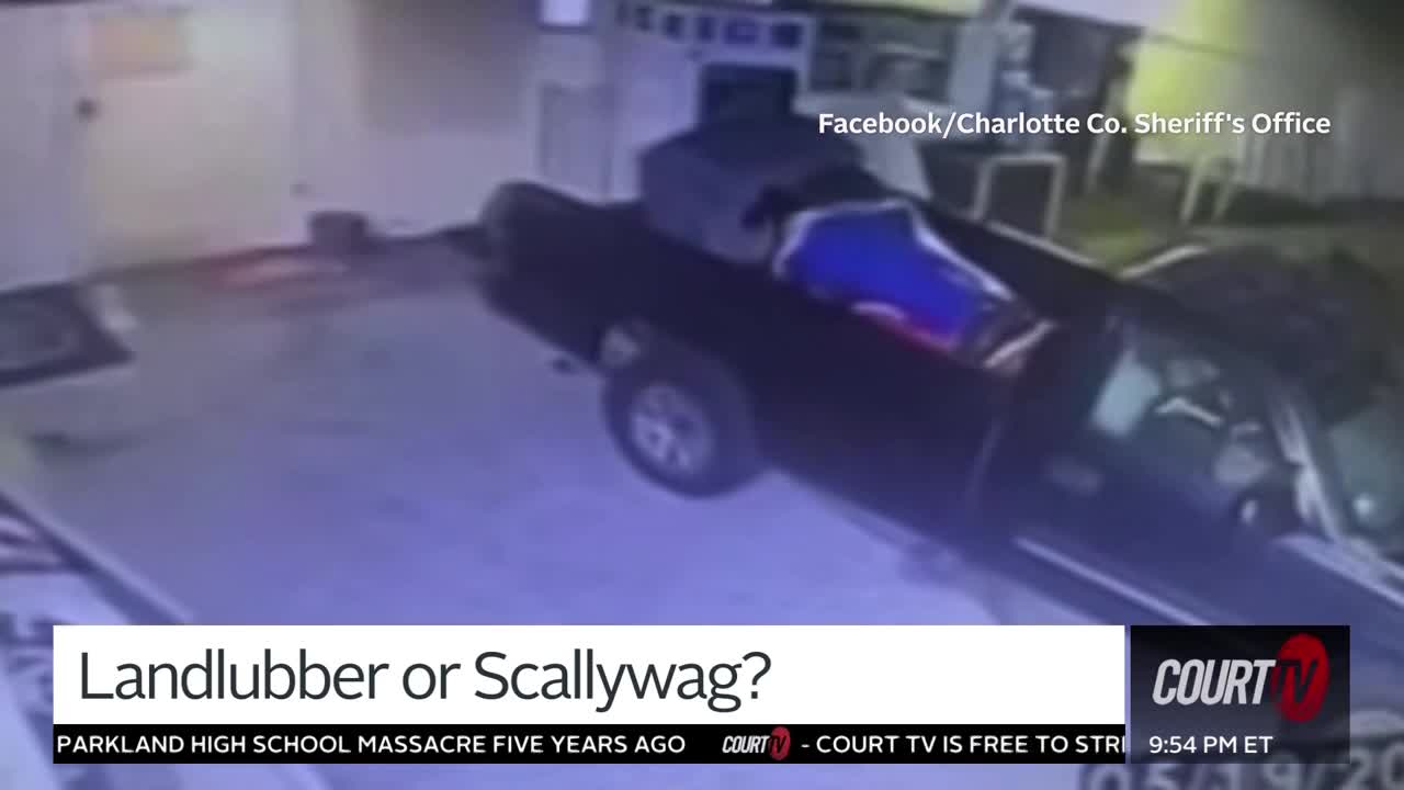 Larrrrrceny? Man Steals Giant Captain Morgan Statue | Court TV Video