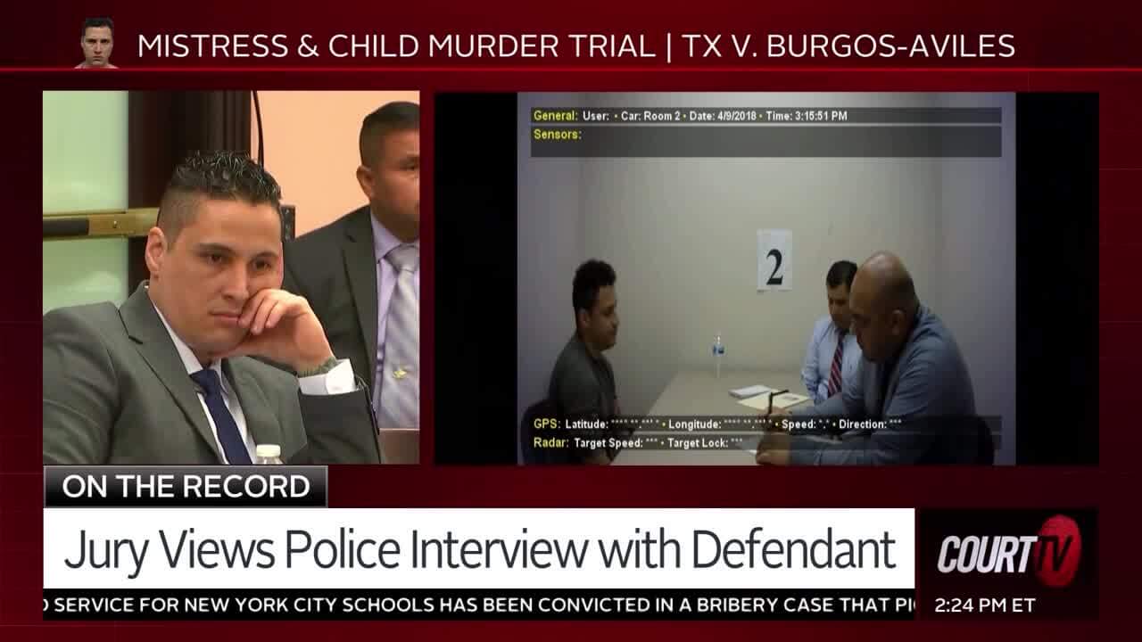 Jury 'Glued' to Burgos-Aviles Police Interview | Court TV Video